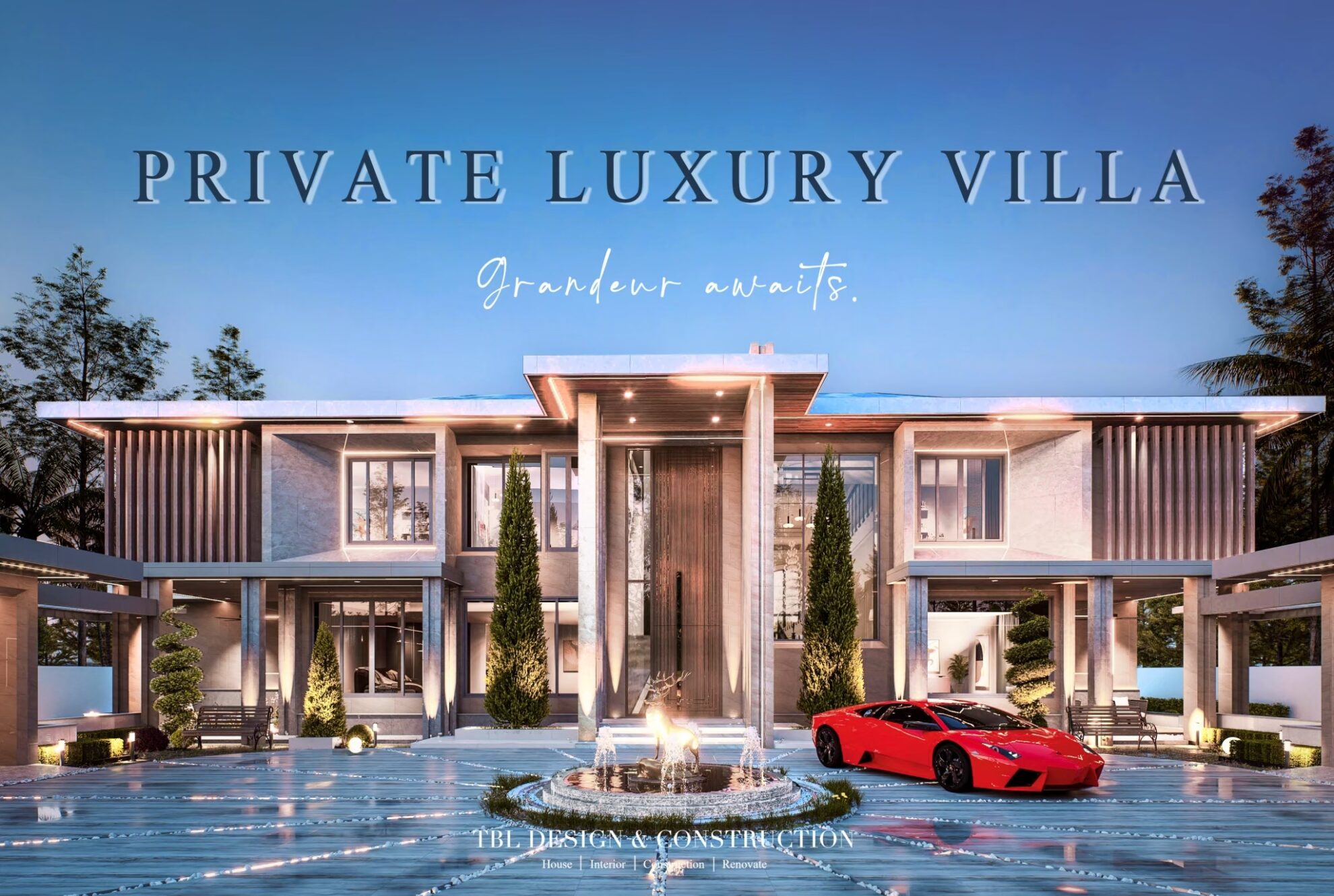 TBL Design ยกระดับสู่สไตล์ Luxury Villa – สะท้อนตัวตนผ่านดีไซน์ที่เหนือระดับ | TBL interior